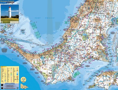 Mornington Peninsula Map - Meridian Maps