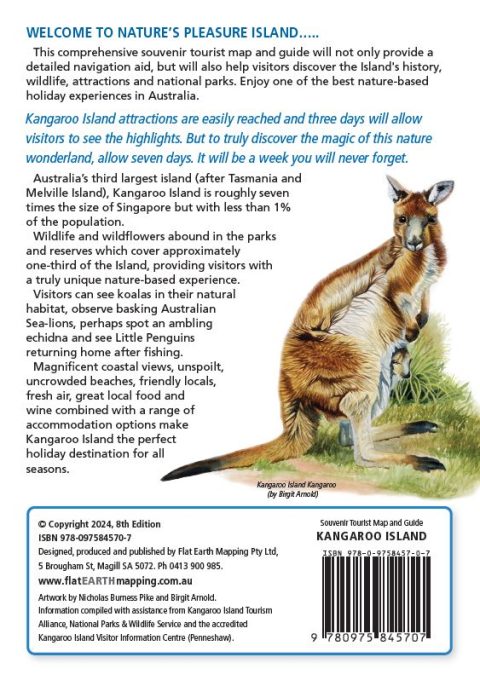 Kangaroo Island Tourist Map - Meridian Maps