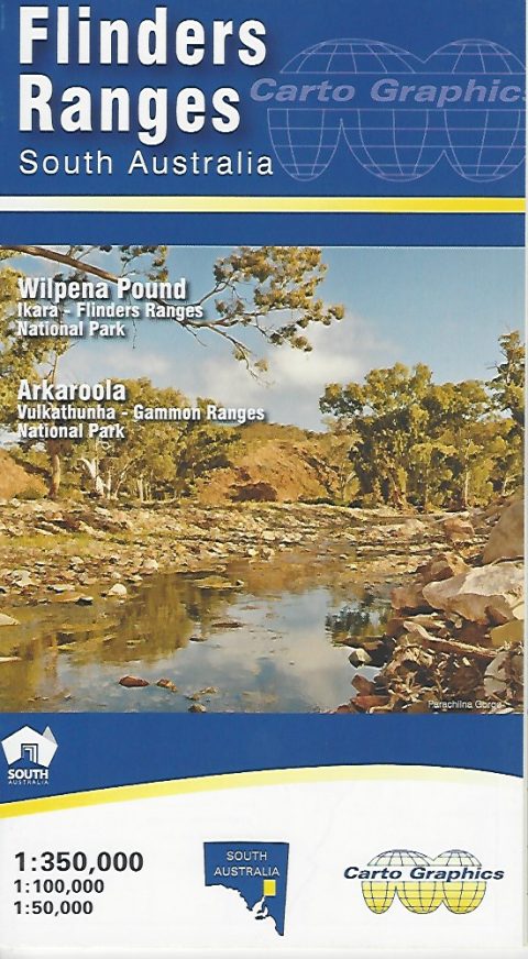 Flinders Ranges Map - Meridian Maps