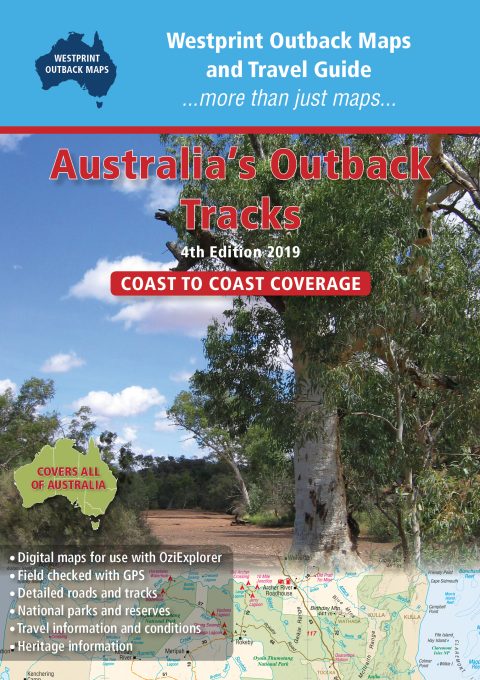 Australia Outback Tracks Digital Map - Meridian Maps
