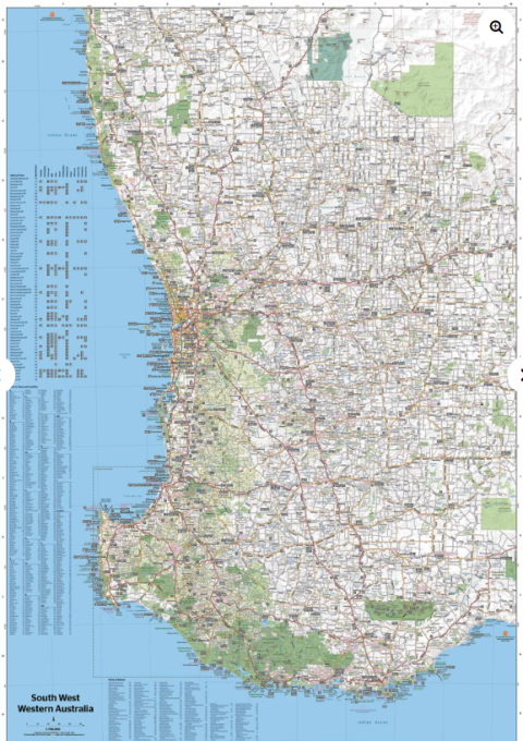 South West Western Australia - Meridian Maps