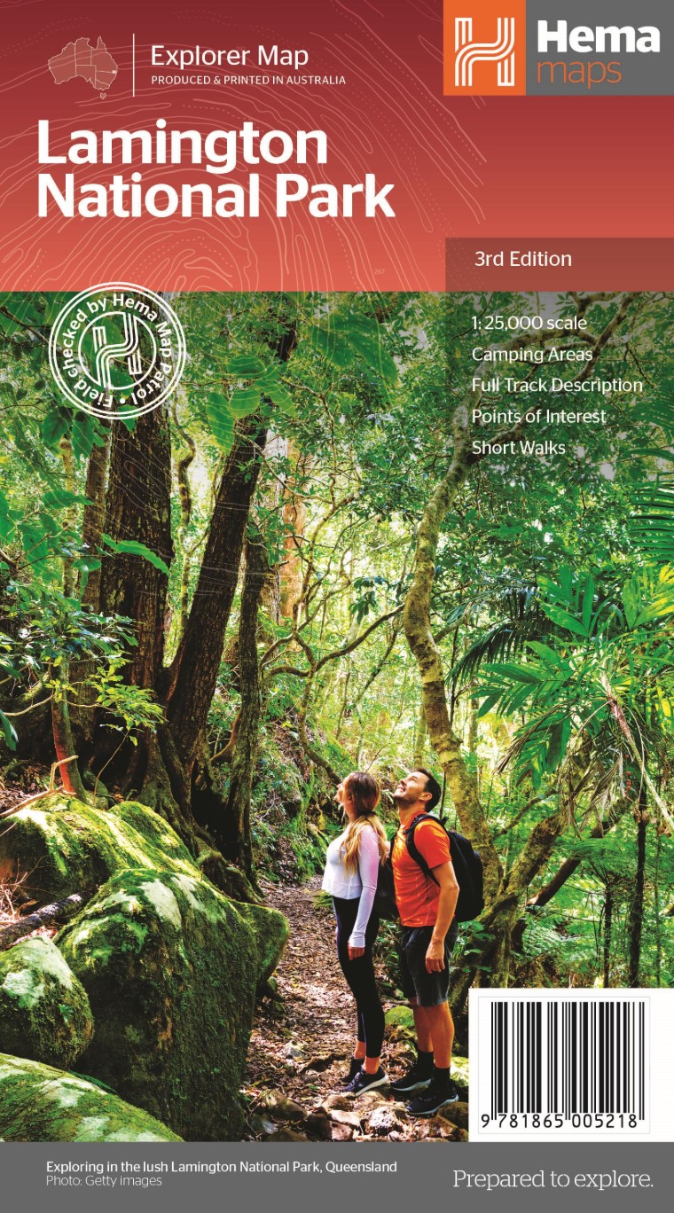 Lamington National Park - Meridian Maps
